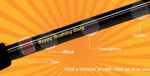 Personalised rods - Fishing World Australia