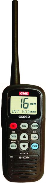GME's floating handheld VHF - Fishing World Australia