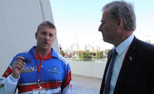 VIDEO: Senator Colbeck speaks to Fisho at AFTA - Fishing World Australia
