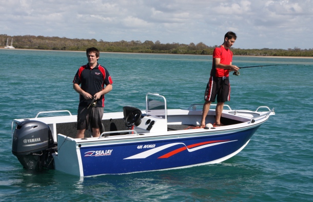 Sea Jay launches the Avenger Sports - Fishing World Australia