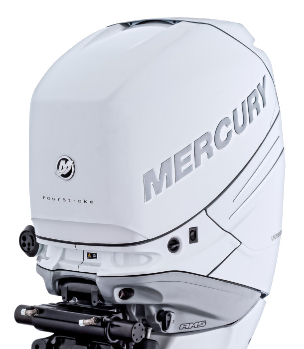 Verado in white - Fishing World Australia