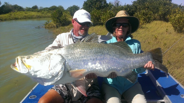 Giant Gulf barra! - Fishing World Australia
