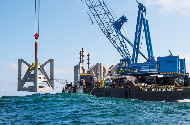 Dunphy Reef installation begins - Fishing World Australia