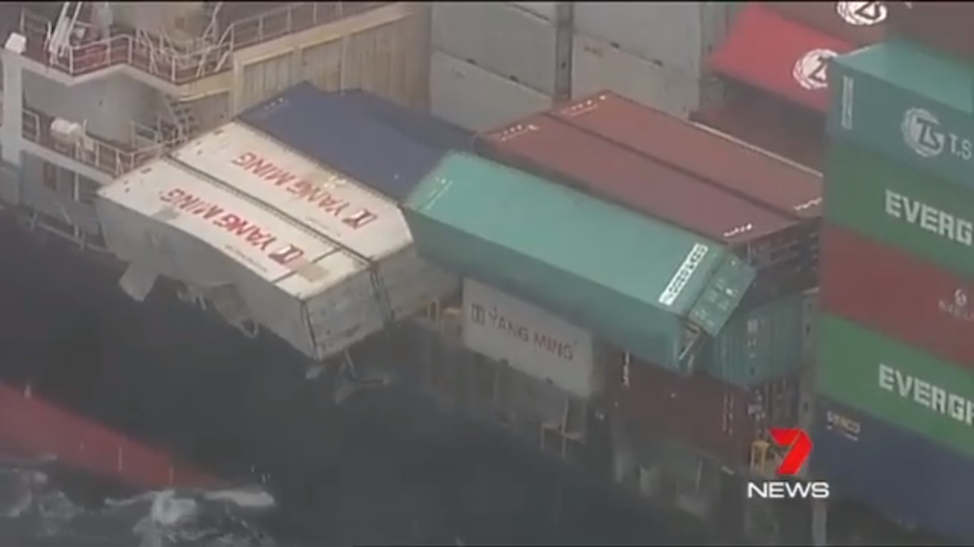 Boaters warned after 83 shipping containers fall from cargo ship ...