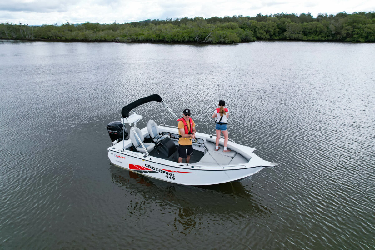 Stacer's Crossfire Side Console - Fishing World Australia