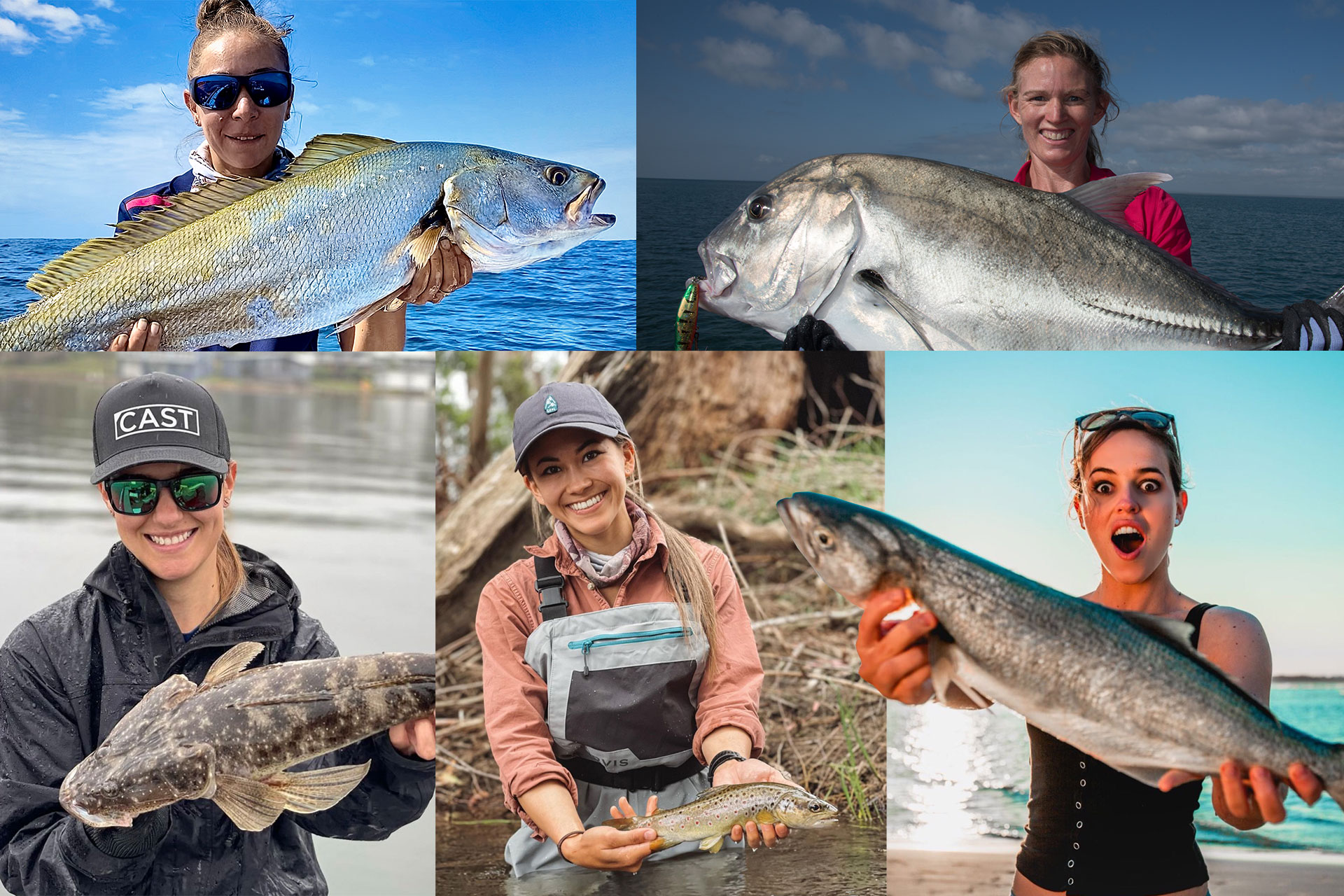 Five female fishos announced as OzFish brand ambassadors - Fishing ...