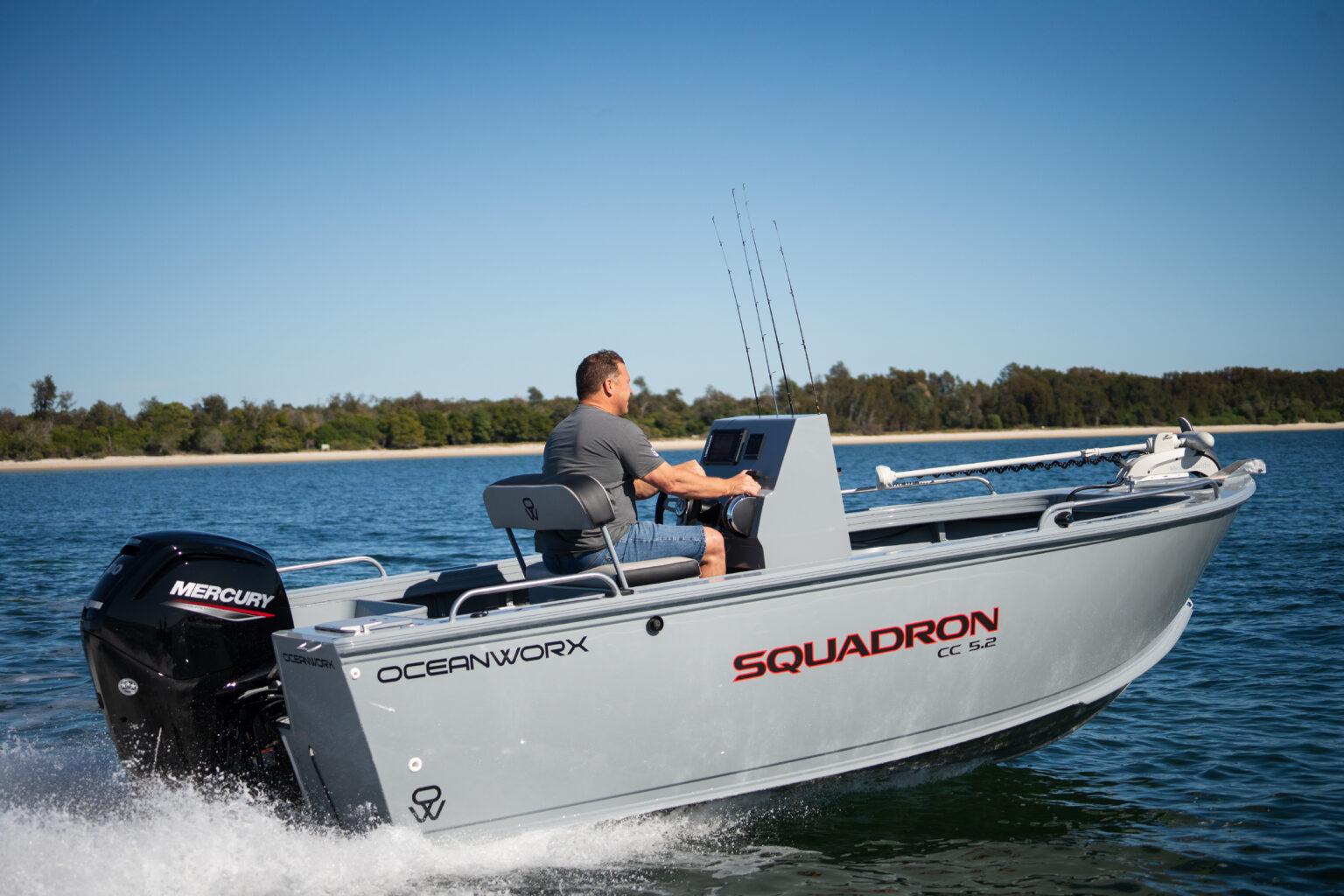 Oceanworx Squadron CC 5.2 and 4.3m tiller steer - Fishing World Australia
