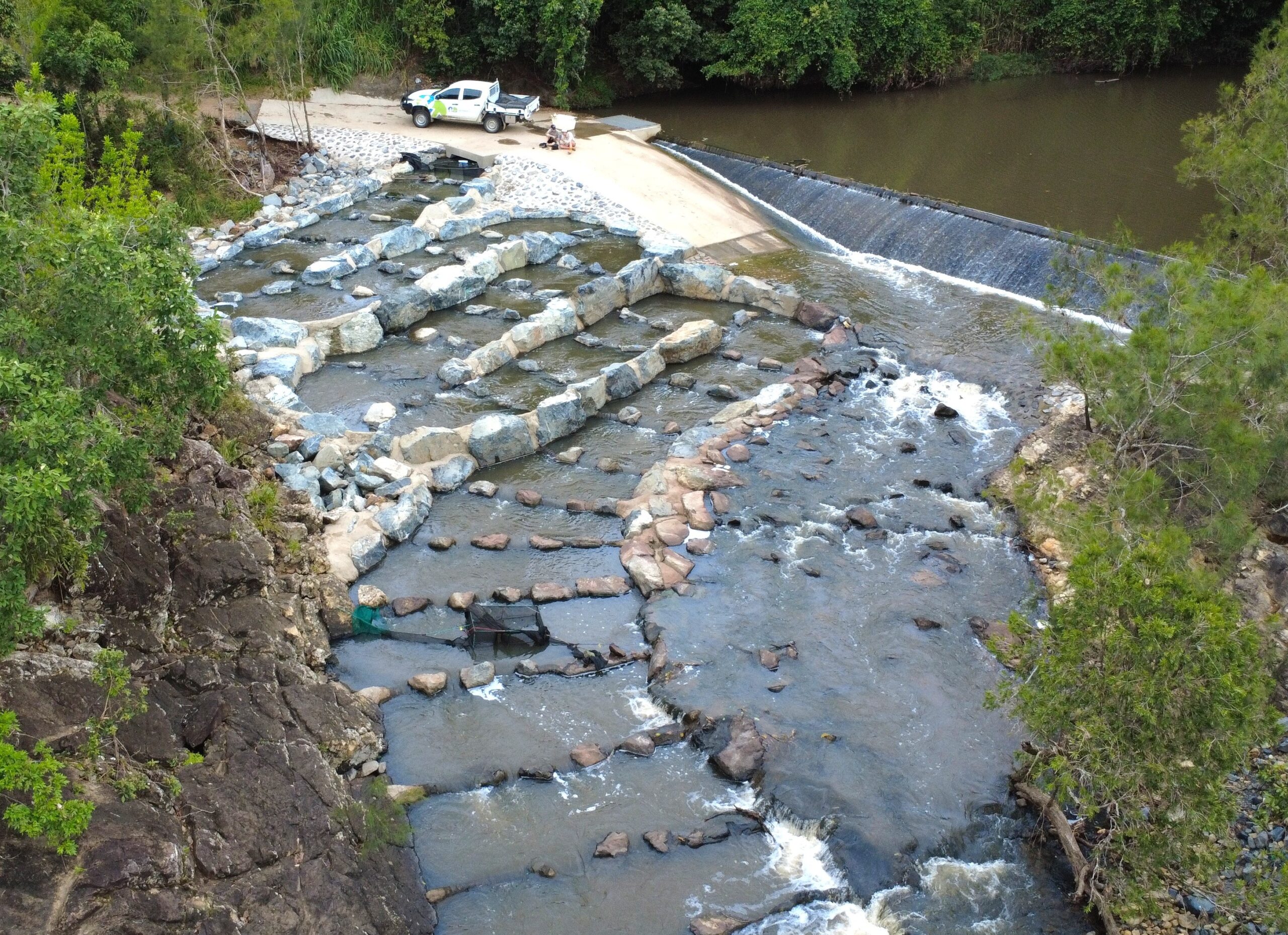 Queensland’s largest rock fishway completed - Fishing World Australia