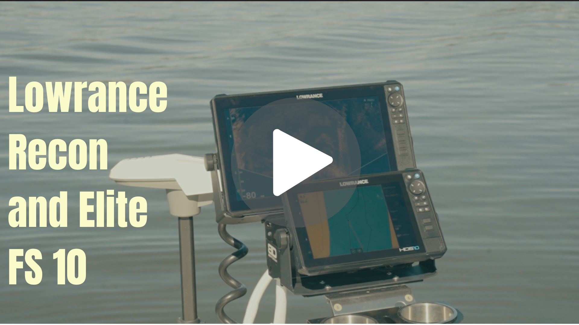 Lowrance Recon Trolling Motor and Elite FS10 fishfinder - Fishing World ...