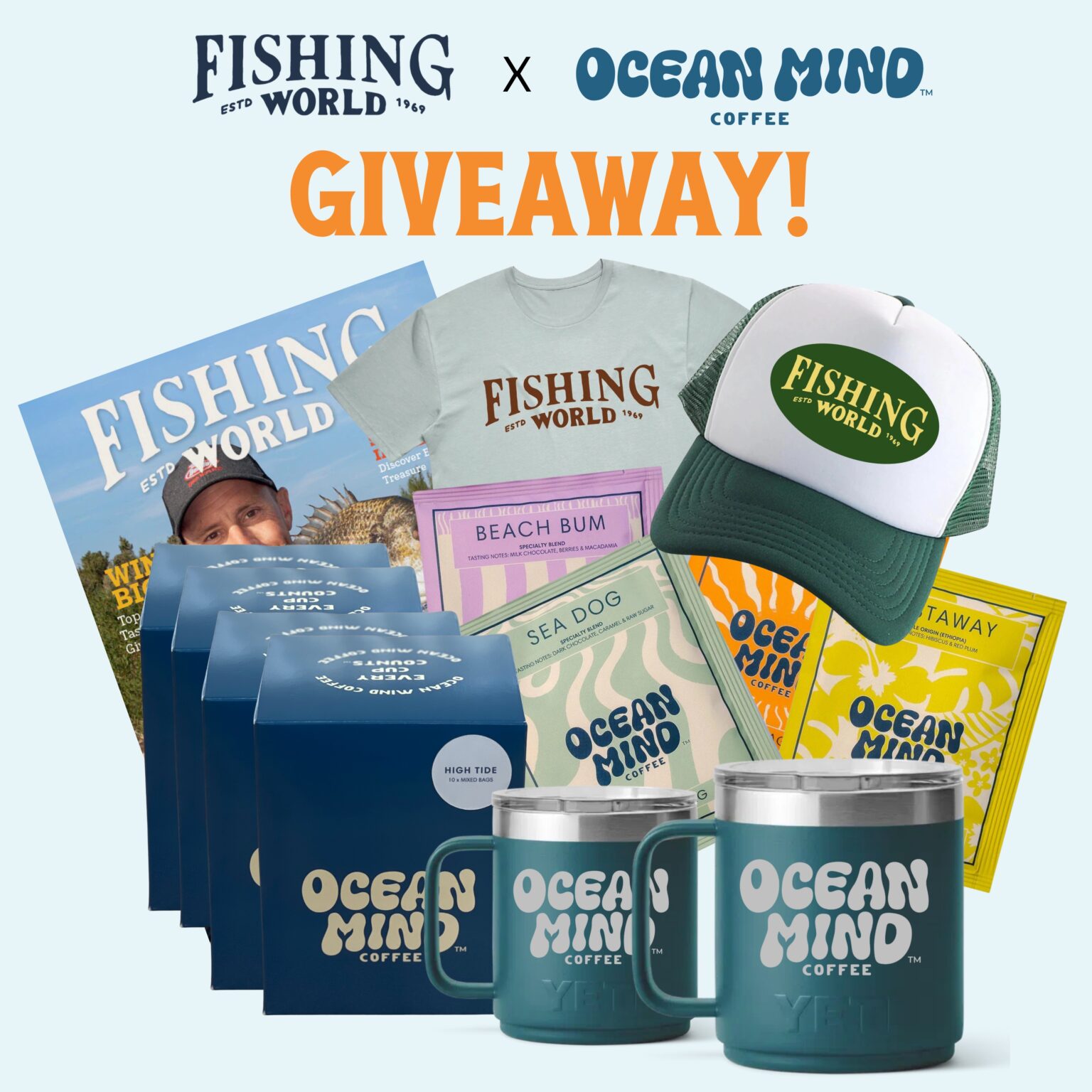 WIN! Ocean Mind Coffee x Fishing World Ultimate Outdoors Pack - Fishing ...
